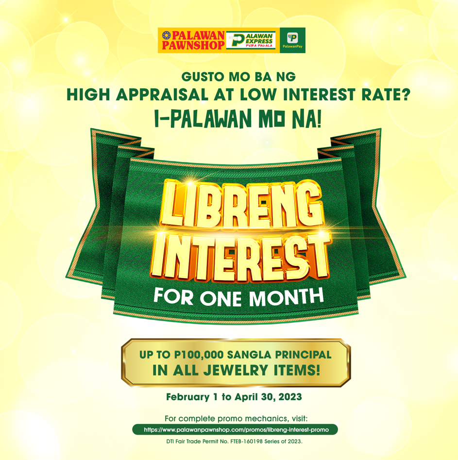 Libreng Interest Promo For Jewelry Items